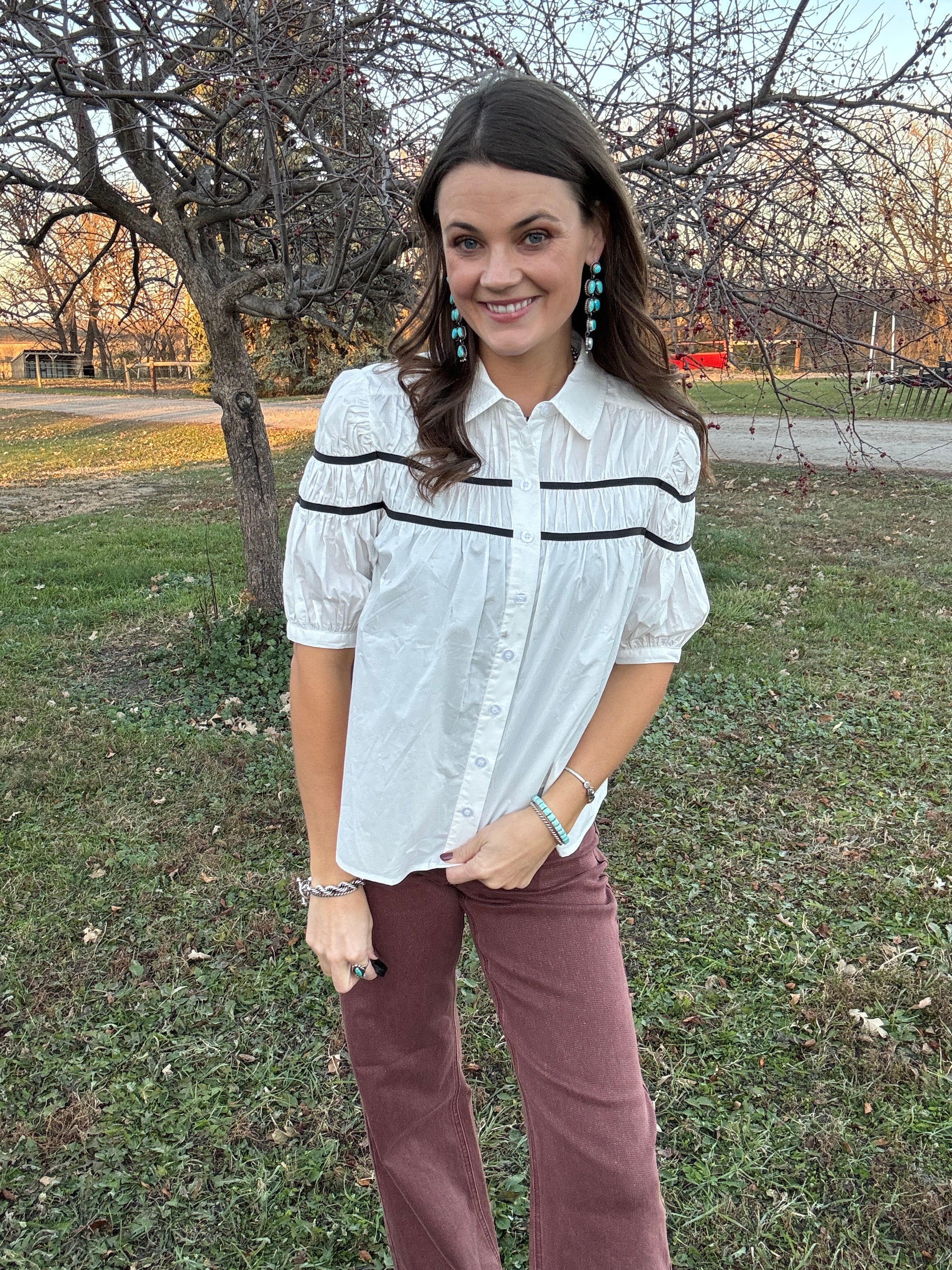 The Dutton Blouse – Crossroads Clothing